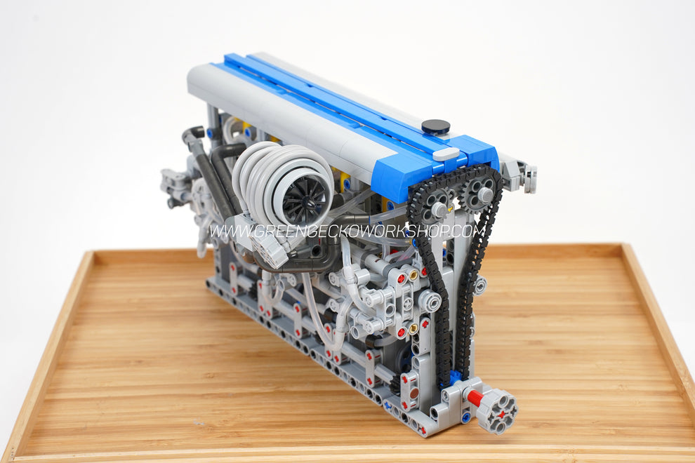 Complete Kit - MK3 Inline 6 Cylinder Turbo Lego Pneumatic Engine - 2JZ ...