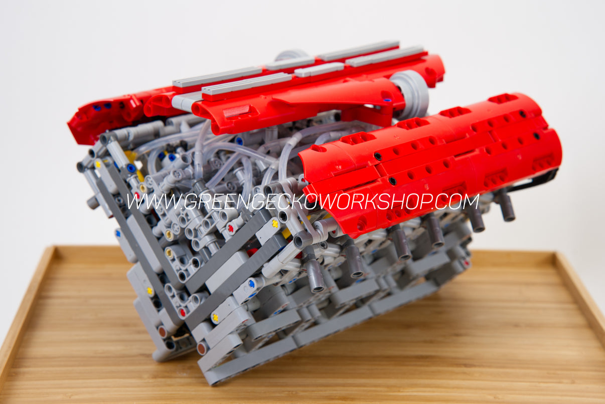Complete Kit - V12 Lego Pneumatic Engine - F140 Edition - Switchless 2 ...