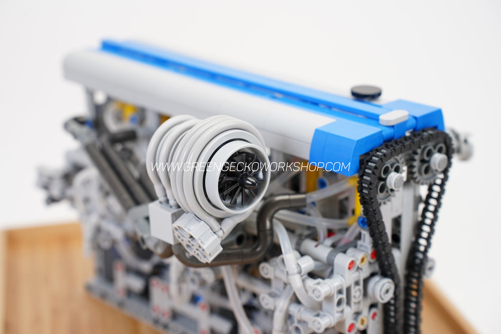 Complete Kit - MK3 Inline 6 Cylinder Turbo Lego Pneumatic Engine - 2JZ ...