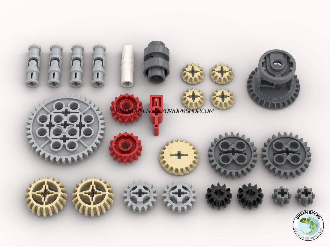 Lego Technic Gears Pack and Special Parts – Green Gecko Workshop