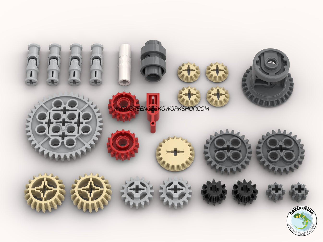 Lego Technic Gears Pack and Special Parts – Green Gecko Workshop