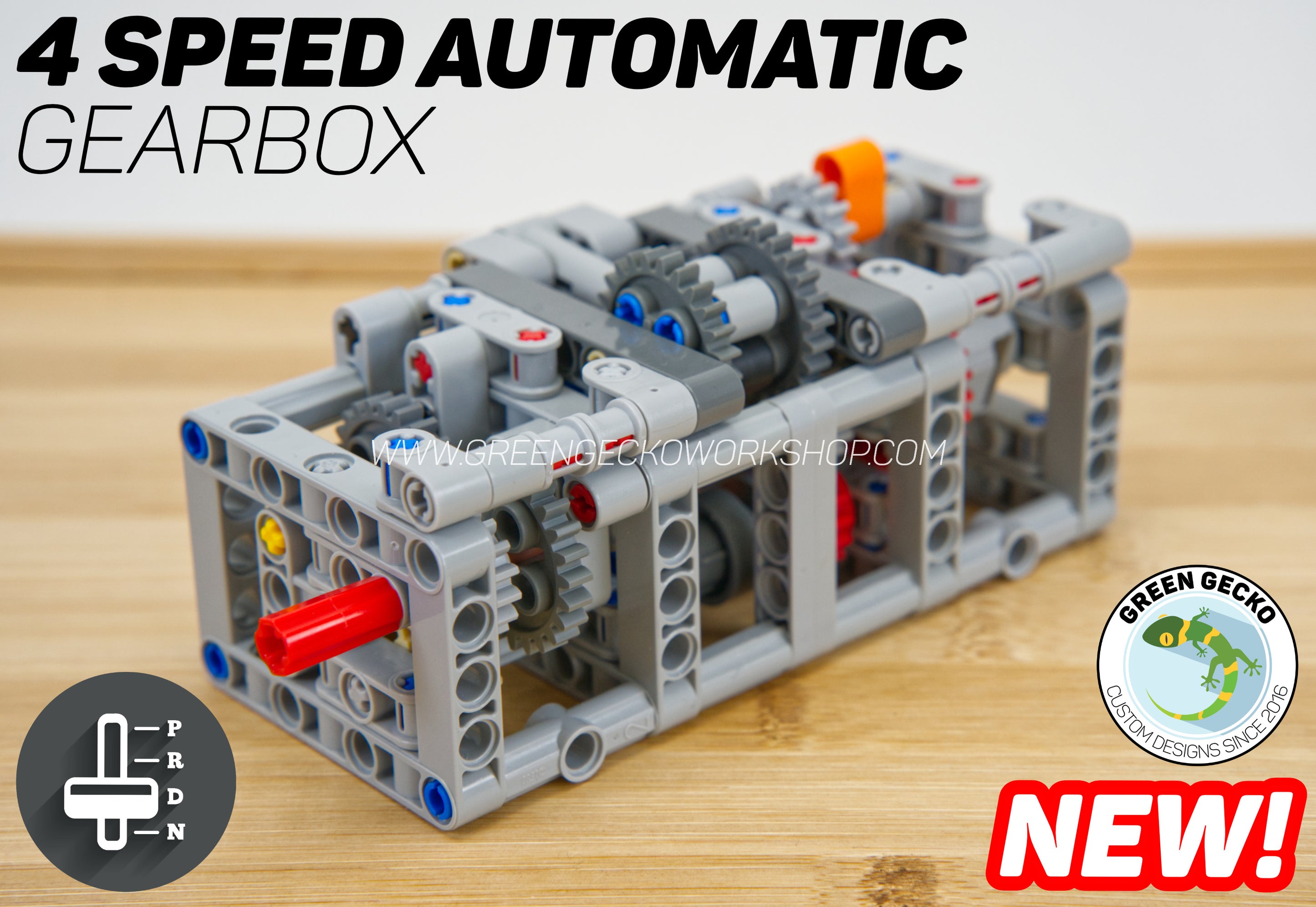 LEGO 4 Speed Automatic Gearbox 🔥 15% OFF SALE 🔥 – Green Gecko Workshop