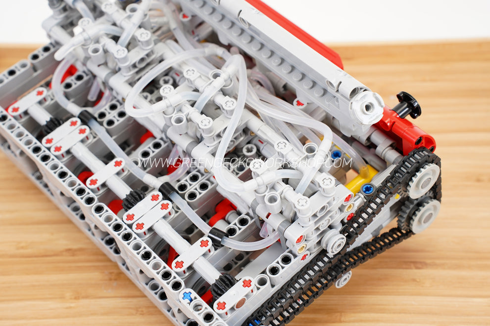 Complete Kit - MK3 Inline 6 Cylinder Twin Turbo Lego Pneumatic Engine ...