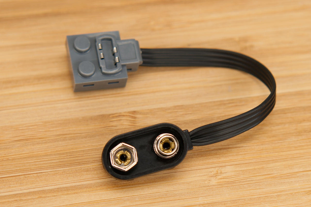 9V Battery Cable - Compact Power for LEGO Power Functions – Green Gecko ...