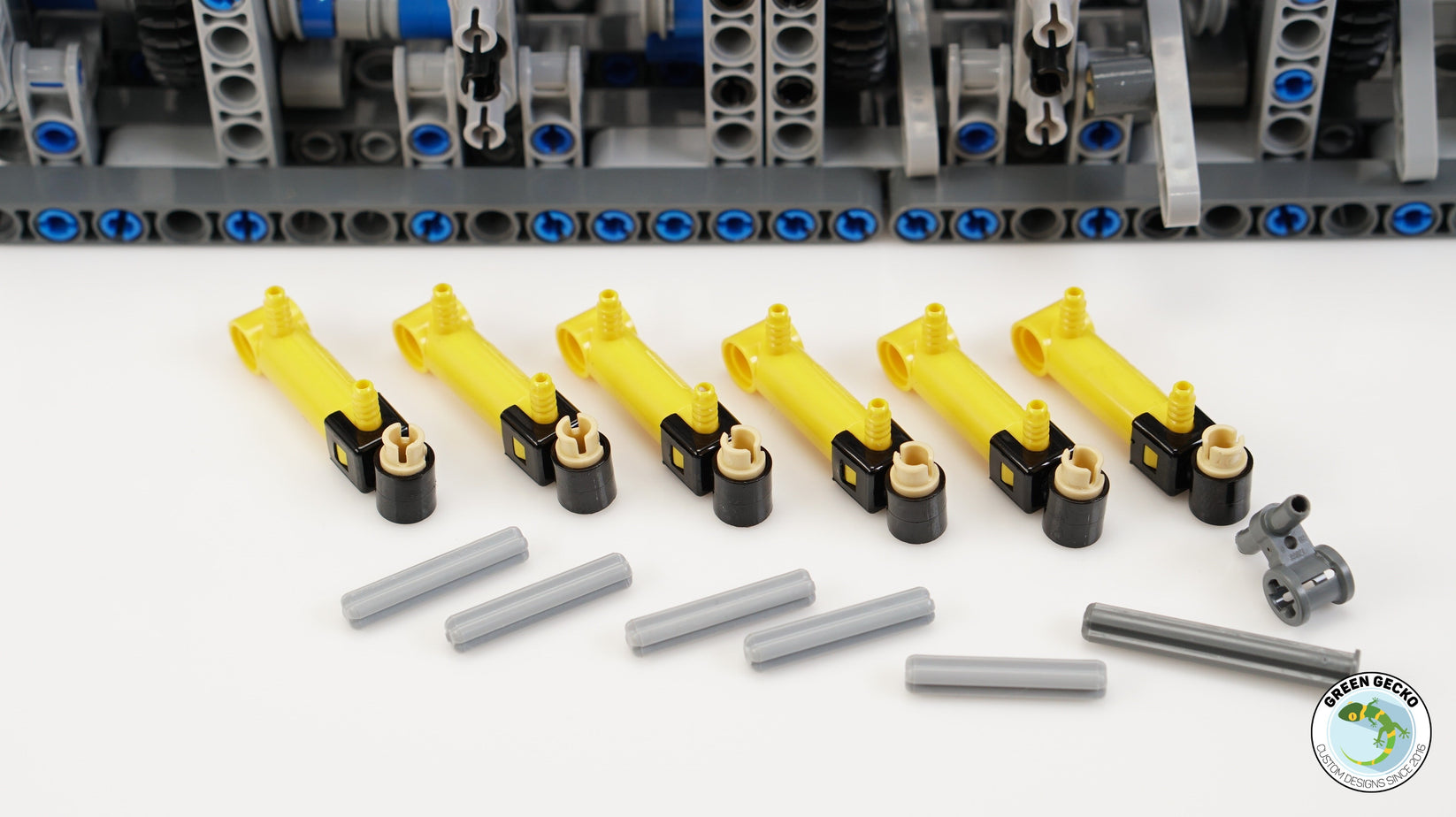 Pro Instructions - MK2 6 Cylinder Lego Pneumatic Engine - Inline 6 - 2 ...