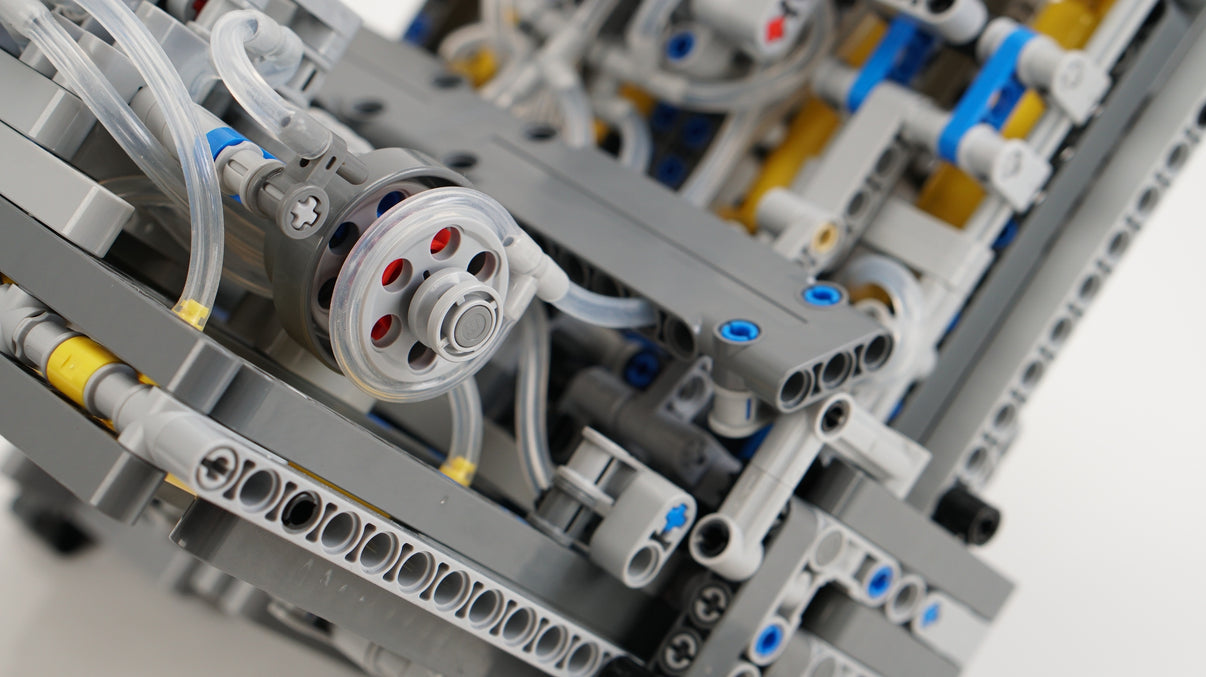 Pro Instructions - MK3 V8 Lego Pneumatic Engine - Twin Turbo Switchles ...